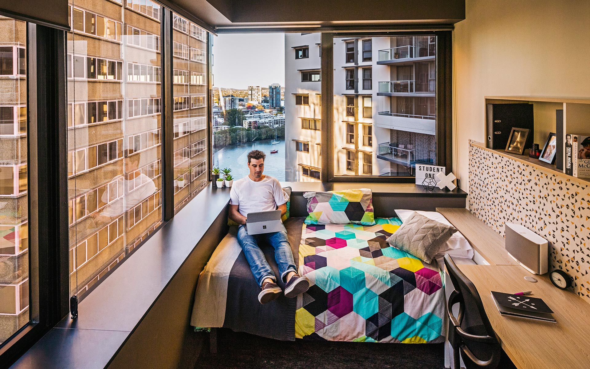 Student One on Adelaide Street - Arkhefield